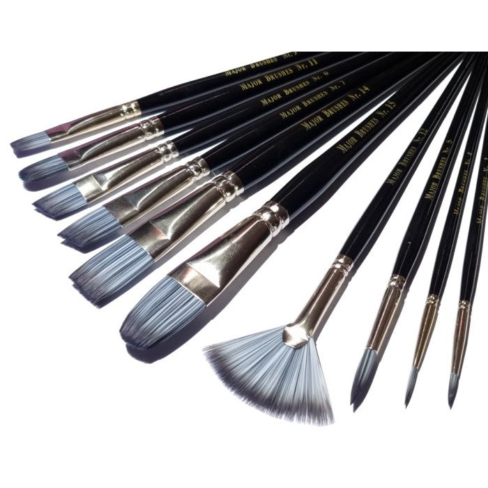 Silvertone 10 piece Brush Set – Breeze Woodturning